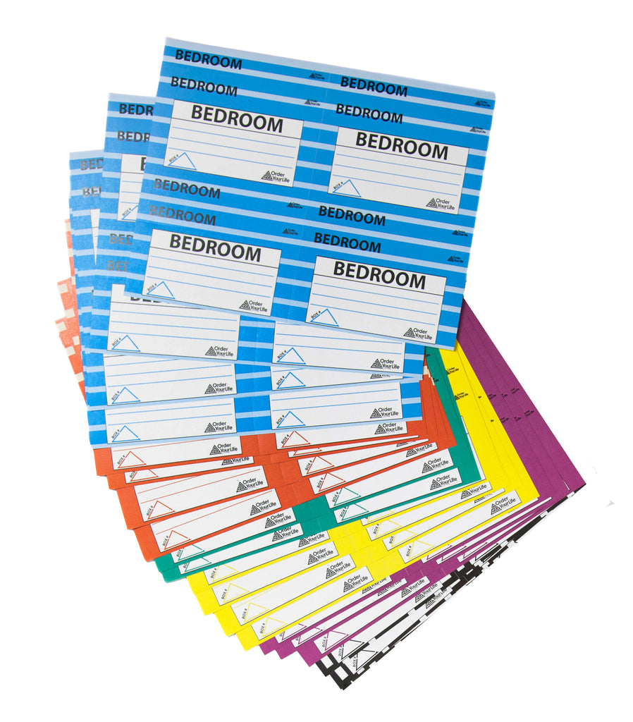 2 Bedroom Moving Labels - Order Your Life